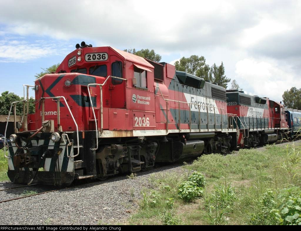 Ferromex GP38-2 2036 and 2039